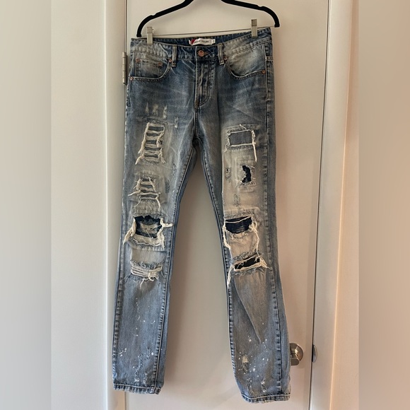 Denim House | Jeans | Denim House Size 32 Men Jeans Distressed With ...
